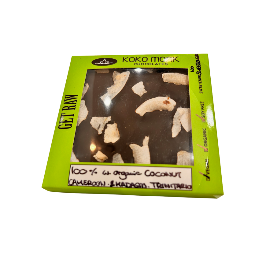 100% Coconut Bar | Koko Monk Chocolates